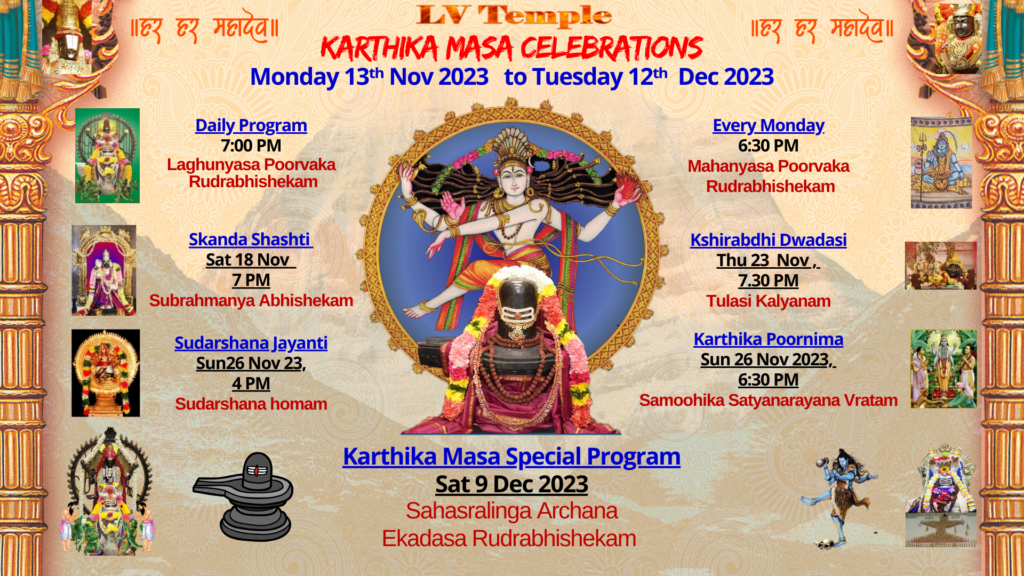 Karthika Masa Celebrations – Rudrabhishekam - Home