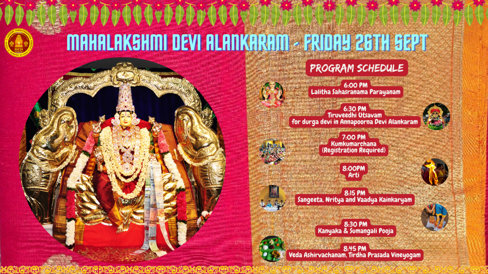 Navaratri Celebrations - Mahalakshmi Devi Alankaram - Home