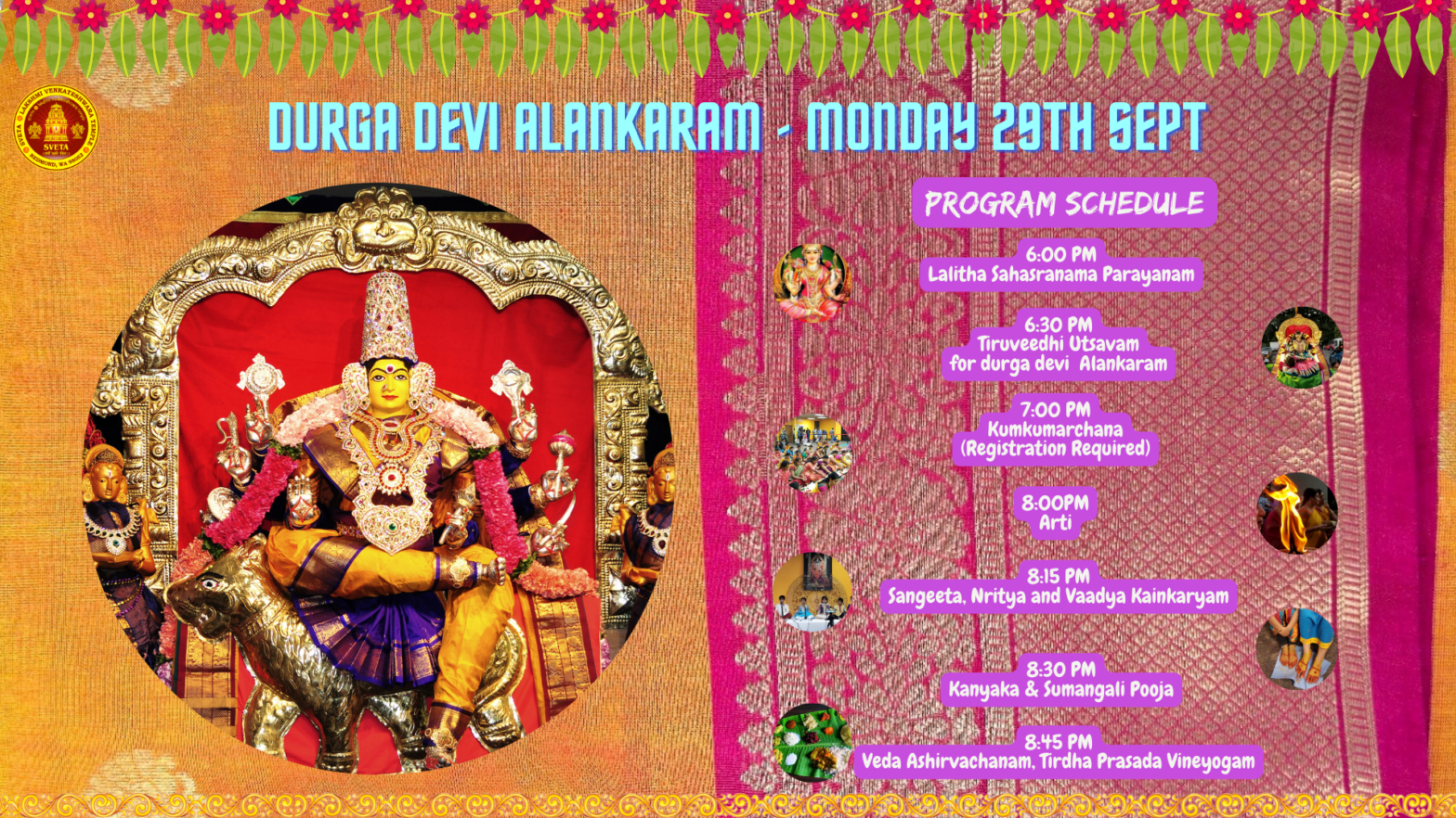 Navaratri Celebrations - Durga Devi Alankaram - Home